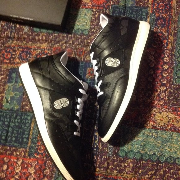 Coach | Shoes | Coach Mens Signature Mid Black Leather Coated Canvas ...